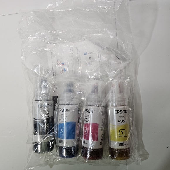 epson | Other | Epson Ink Bottles Set Black Cyan Magenta Yellow | Poshmark